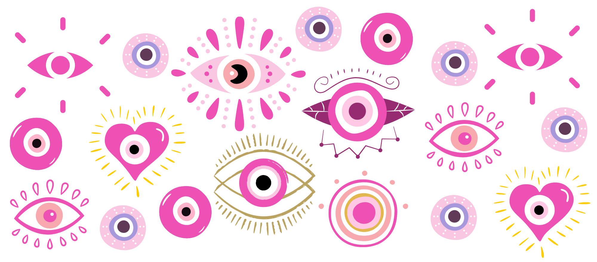 UVDTF ojo turco rosado – Mundo Pritty Pty
