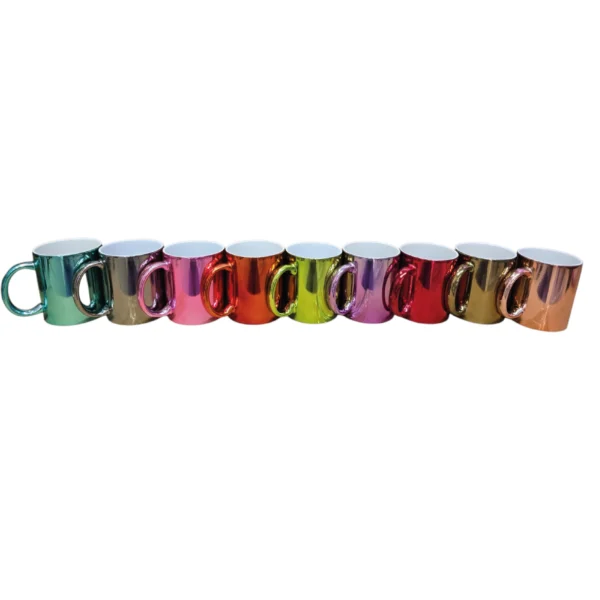 Tazas Metalizadas Sublimable - Mundo Pritty